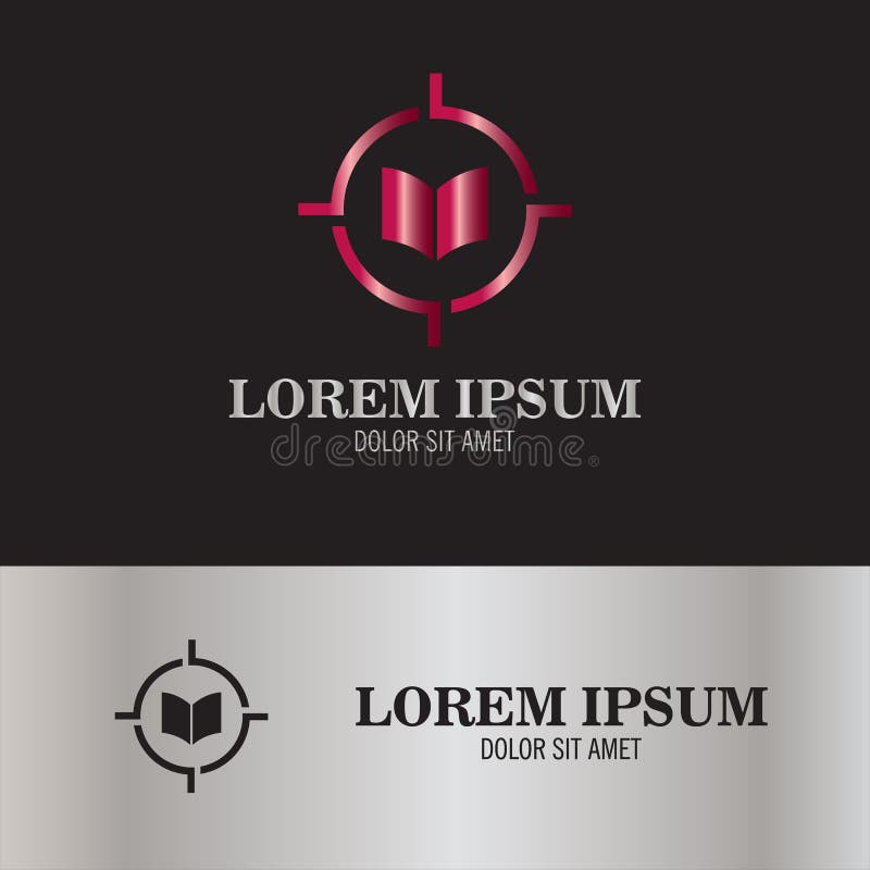 Target book logo stock vector. Illustration of goal, circle - 82864103