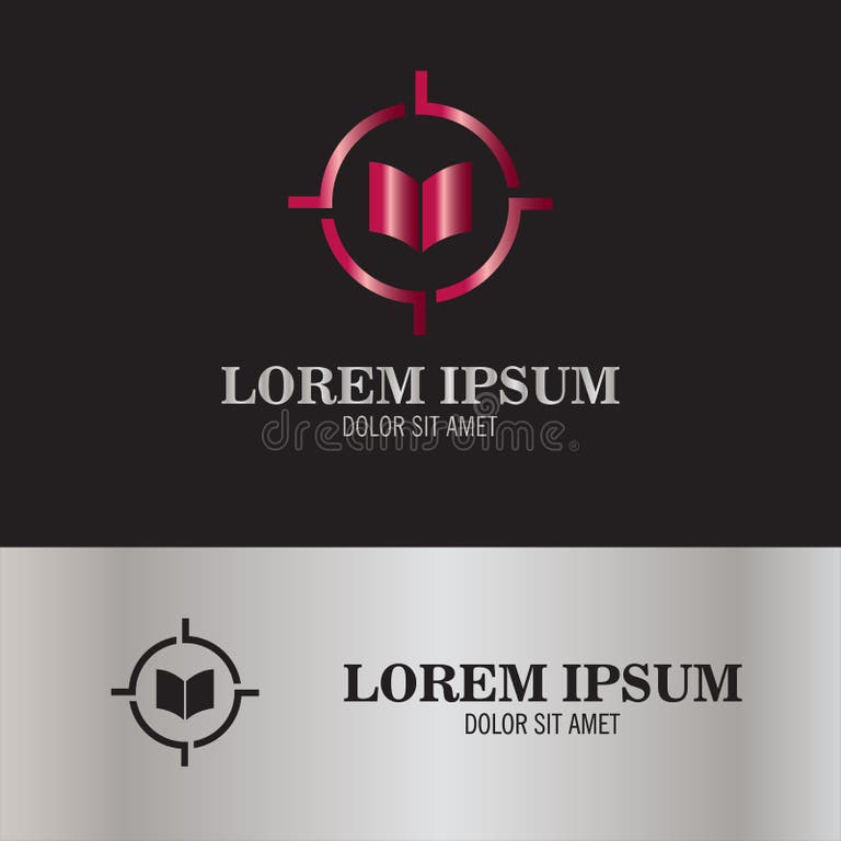 Target book logo stock vector. Illustration of goal, circle - 82864103