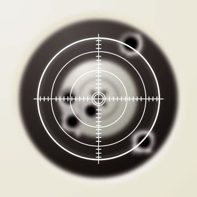 Target bullet stock illustration. Illustration of vector - 12823766