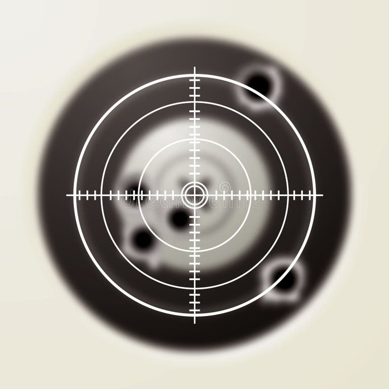 Target bullet stock illustration. Illustration of vector - 12823766