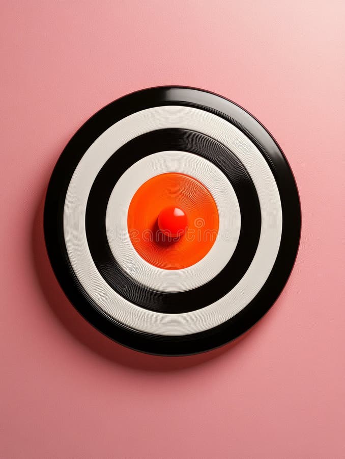 Target Bullseye Pink Background Stock Photos - Free & Royalty-Free ...