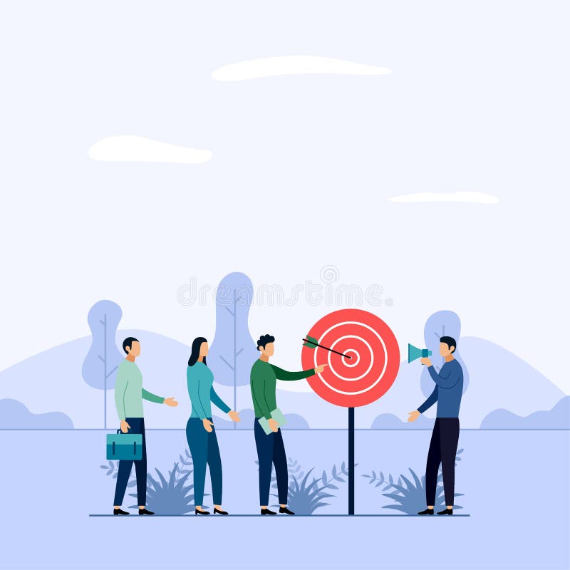 Target Business Teamwork, Arrow Hitting a Target, Business Concept ...