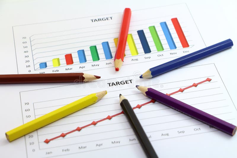 Target chart and team stock photo. Image of achievement - 54129578