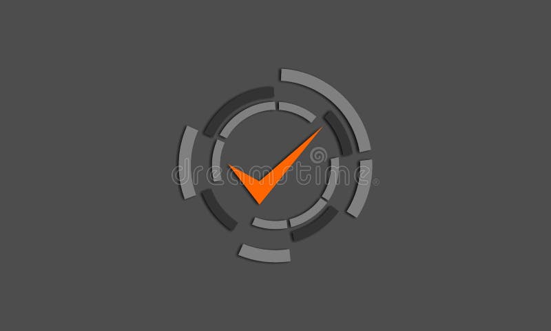 Target, Check Mark Logo Vector Design. Stock Vector - Illustration of ...