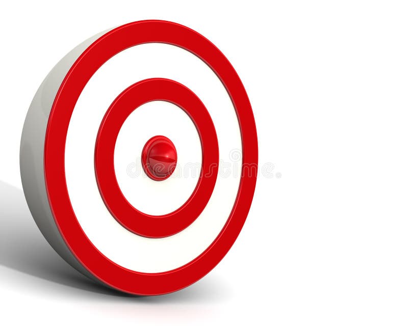 Target stock illustration. Illustration of round, white - 64993560