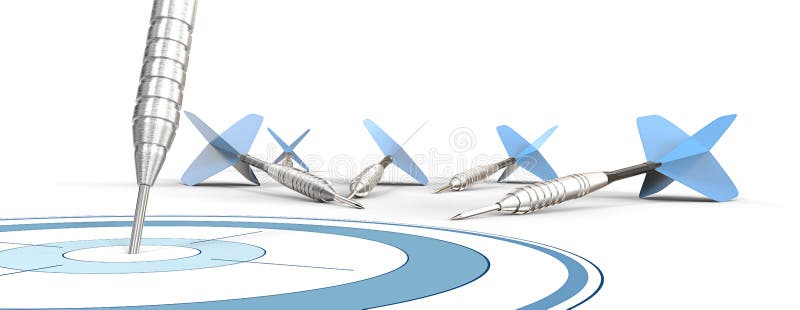 Target. stock illustration. Illustration of decision - 51750160