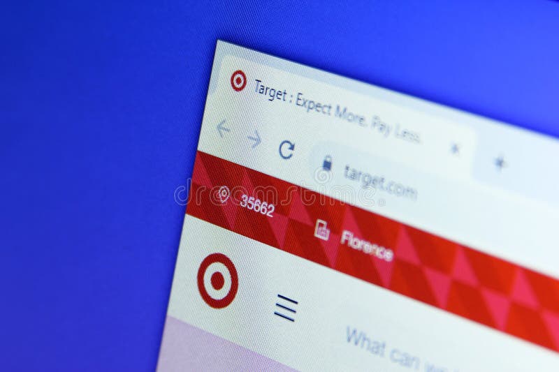 Target company logo editorial image. Image of application - 296967720