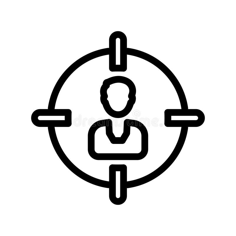 Target customer icon stock vector. Illustration of beautiful - 376868882