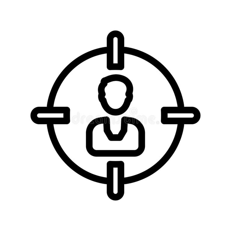 Target customer icon stock vector. Illustration of beautiful - 376868882