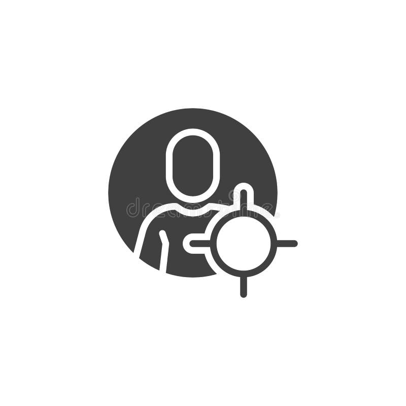 Target Customer Vector Icon Stock Vector - Illustration of success ...