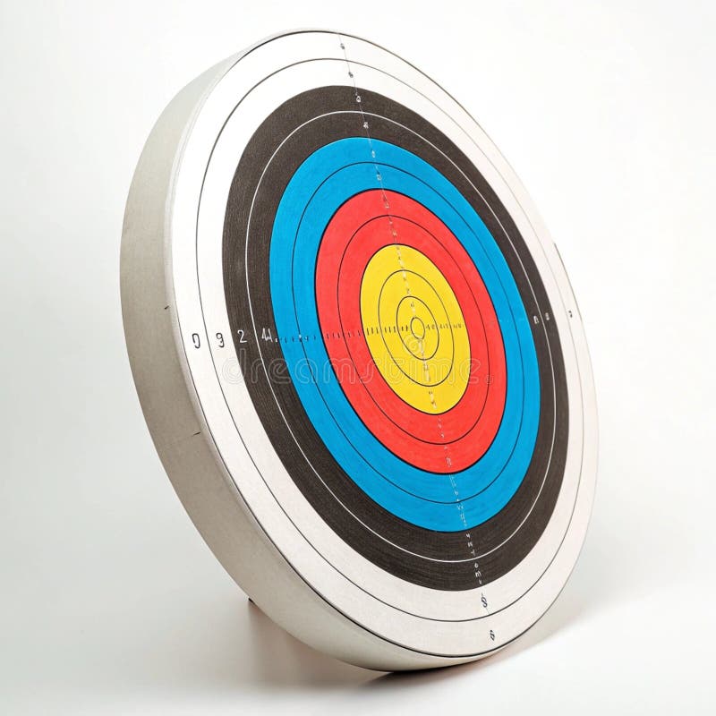 Target 3D Illustration stock illustration. Illustration of white ...