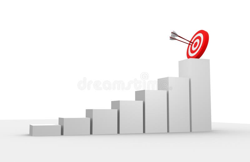 Target stock illustration. Illustration of motivation - 58789890
