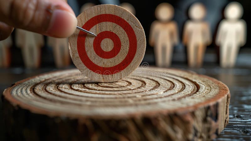 Target Focus and Success stock illustration. Illustration of teamwork ...