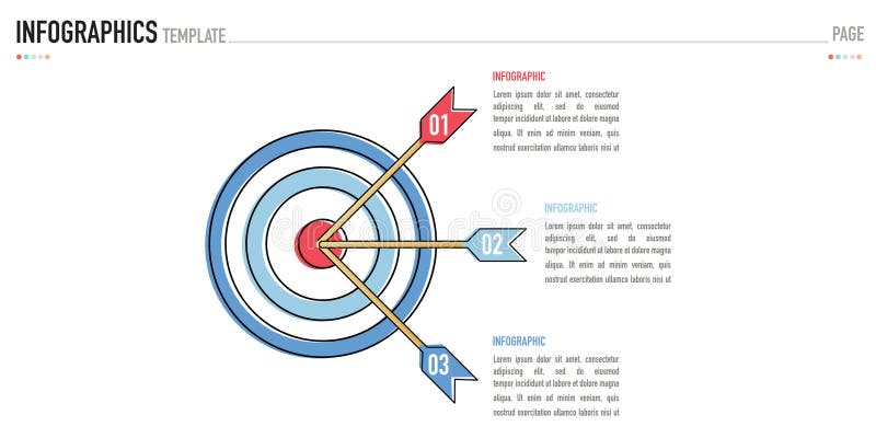 Target, Dart or Dartboard Mind Map Infographic for Business ...