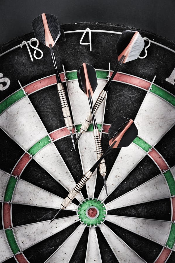 Target with darts arrows stock image. Image of center - 145094365