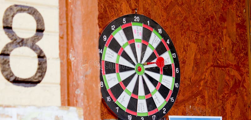 Target with darts stock photo. Image of closeup, center - 74939732