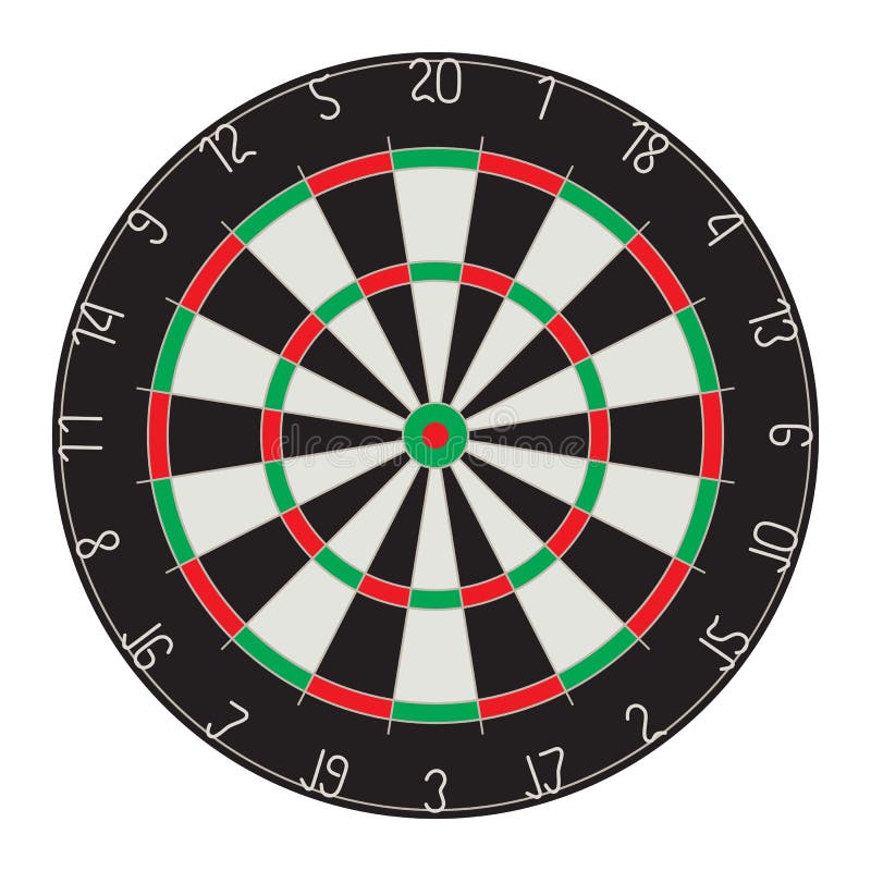 All in target darts game stock illustration. Illustration of darts ...