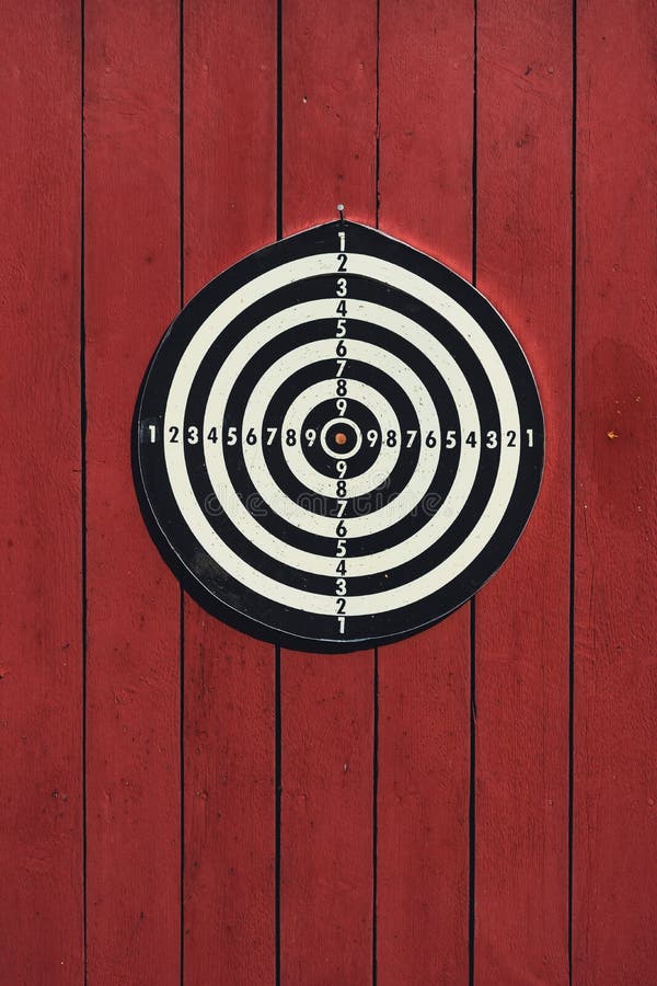 Target disk for arrows stock image. Image of numbers - 238952837