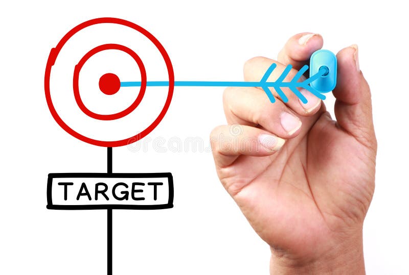 Target stock image. Image of human, handwriting, group - 46079891