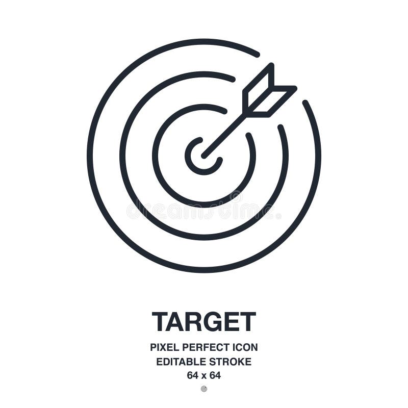 Pixel Target Logo Icon Design Stock Vector - Illustration of abstract ...