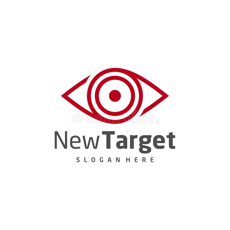Target Eye Logo Vector Template, Creative Target Logo Design Concepts ...