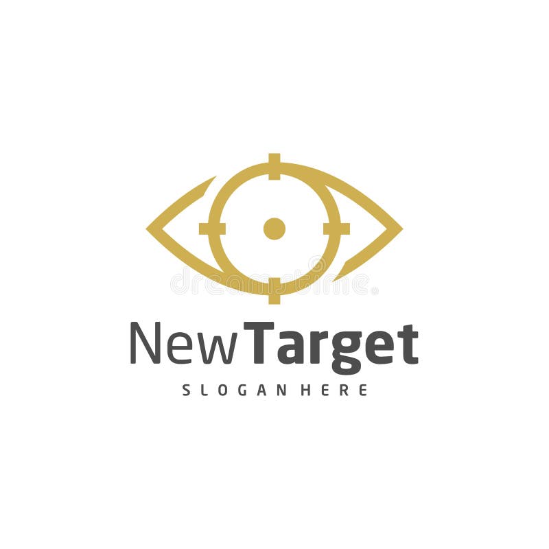 Target Eye Logo Vector Template, Creative Target Logo Design Concepts ...