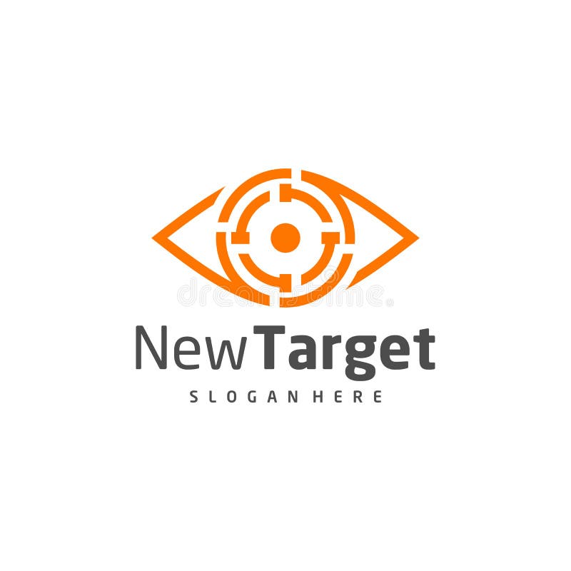 Target Eye Logo Vector Template, Creative Target Logo Design Concepts ...