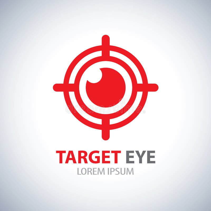 Target eye symbol icon stock vector. Illustration of abstract - 40704965