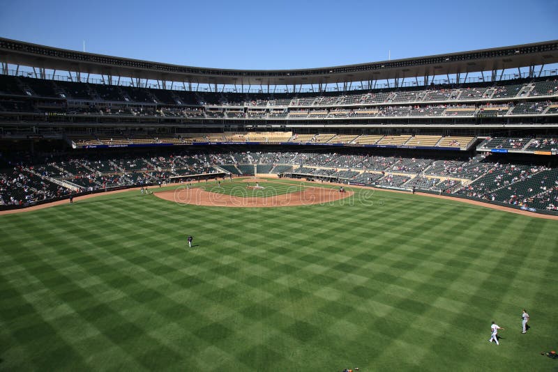 Target Field - Minnesota Twins Editorial Image - Image of stands, blue ...
