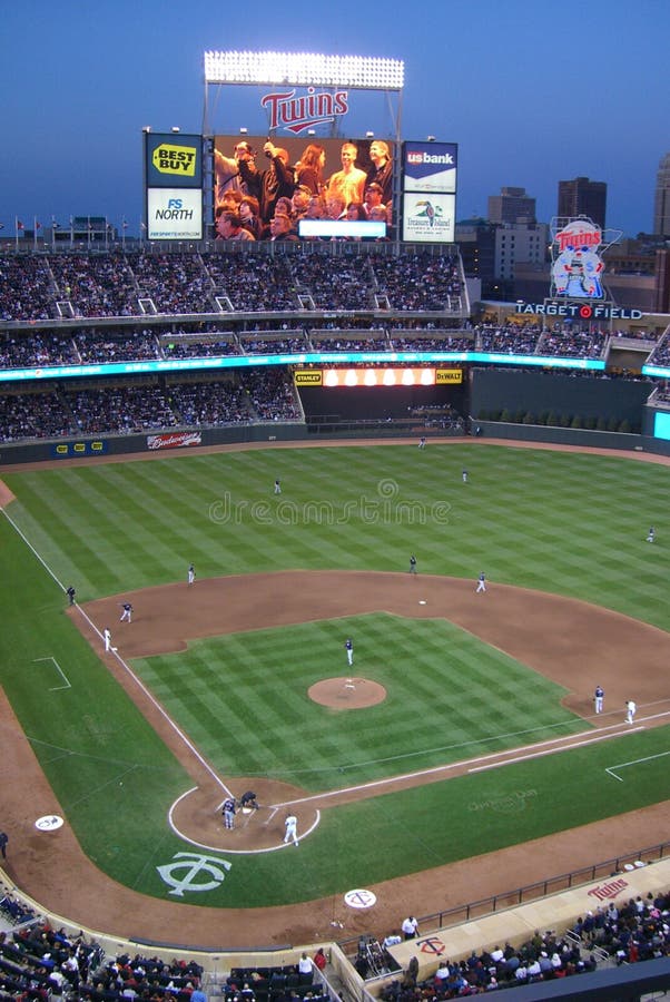 Jumbotron at the New Target Stadium Editorial Photography - Image of ...