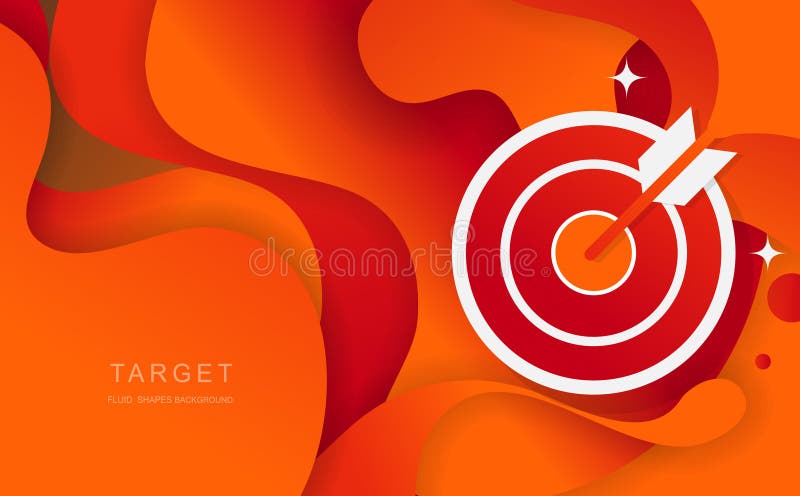 TARGET Fluid Shapes Abstract Background for Banners Presentations ...