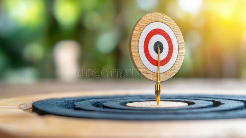 Target Focus with Clear Objective and High Fidelity Stock Illustration ...