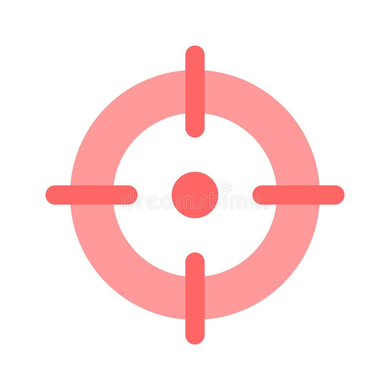 Target, Focus, Crosshair Vector Design Isolated on White Background ...