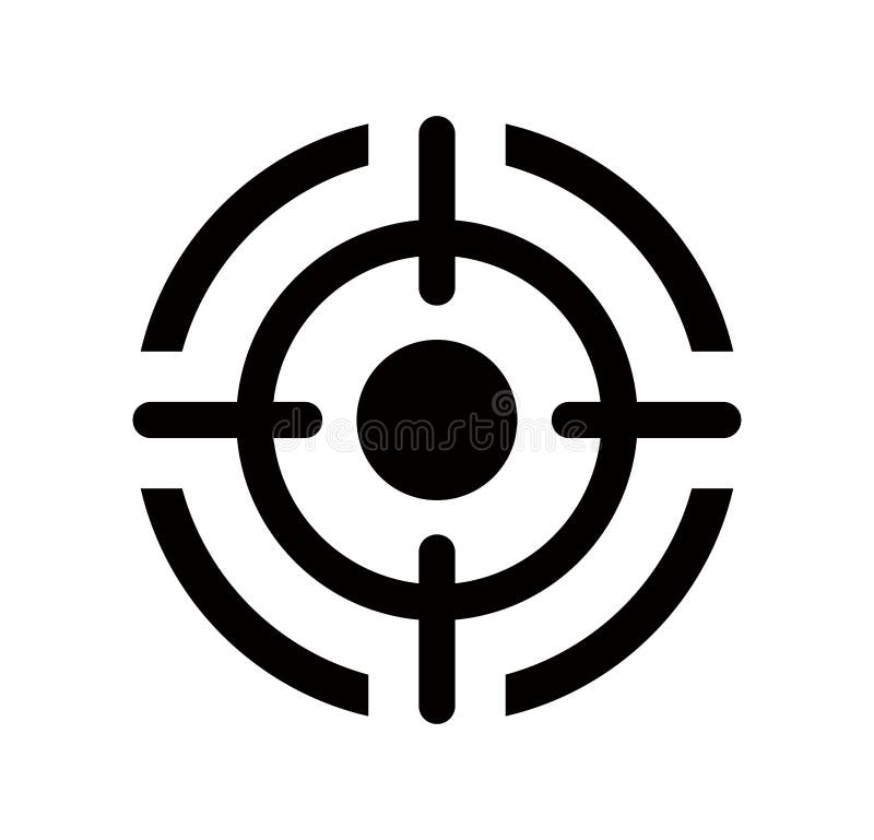 Target , Focus, Sight Vector Icon Illustration Stock Vector ...