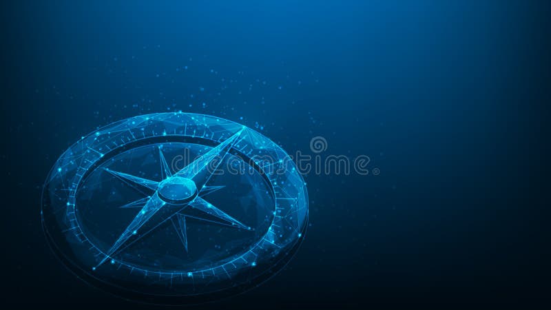 Target Goal Compass Success Digital Technology. Business Strategy ...