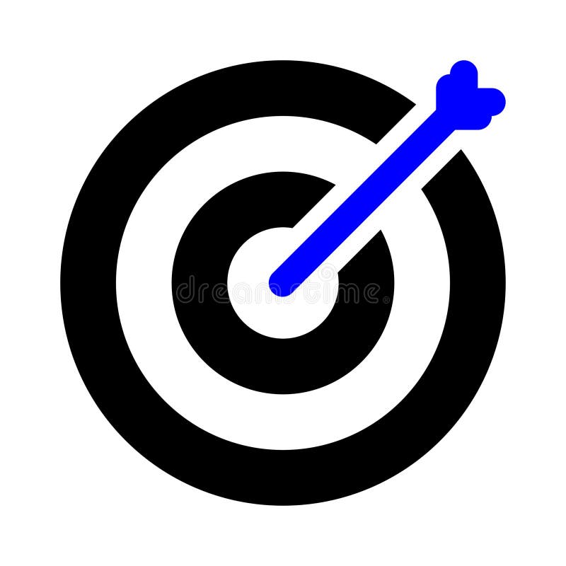 Target, Goal Icon stock illustration. Illustration of symbol - 376224501