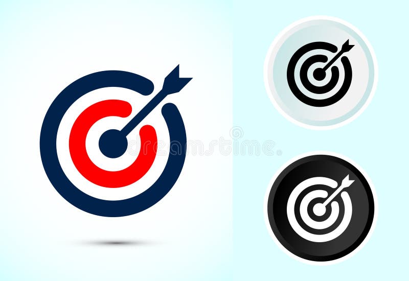 Target Goal Icon Design Illustration, Goal Sign Symbol Stock Vector ...