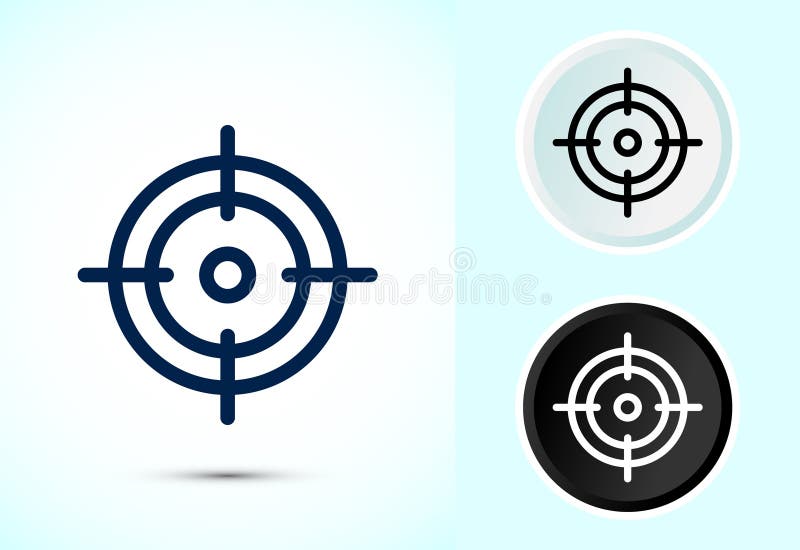 Target Goal Icon Design Illustration, Goal Sign Symbol Stock Vector ...