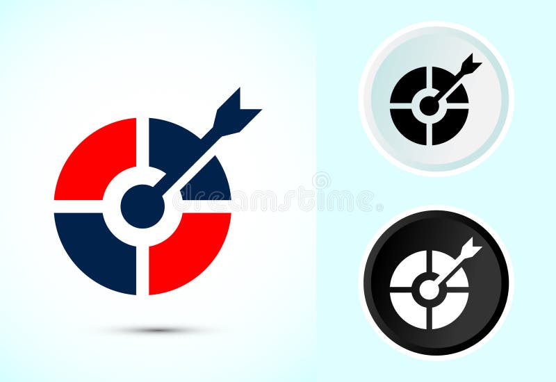 Target Goal Icon Design Illustration, Goal Sign Symbol Stock Vector ...