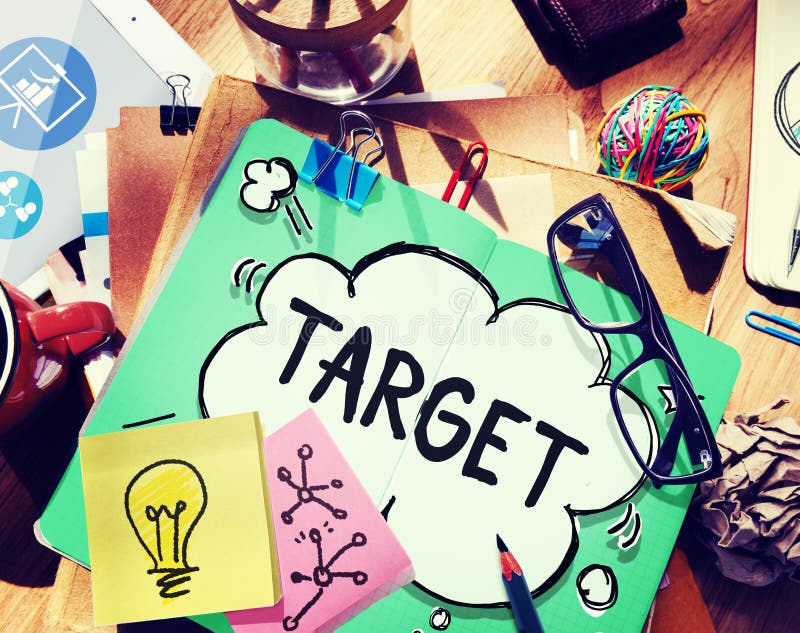 Target Goal Vision Inspiration Mission Concept Stock Photo - Image of ...