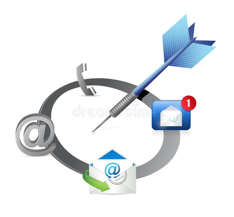 Target Good Communication Concept Illustration Stock Illustration ...