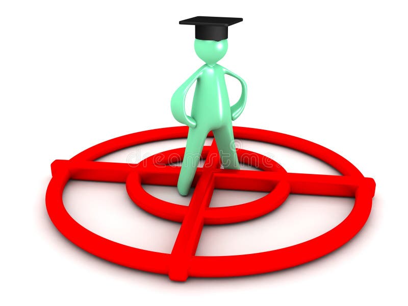 Target the Graduates stock illustration. Illustration of businessman ...