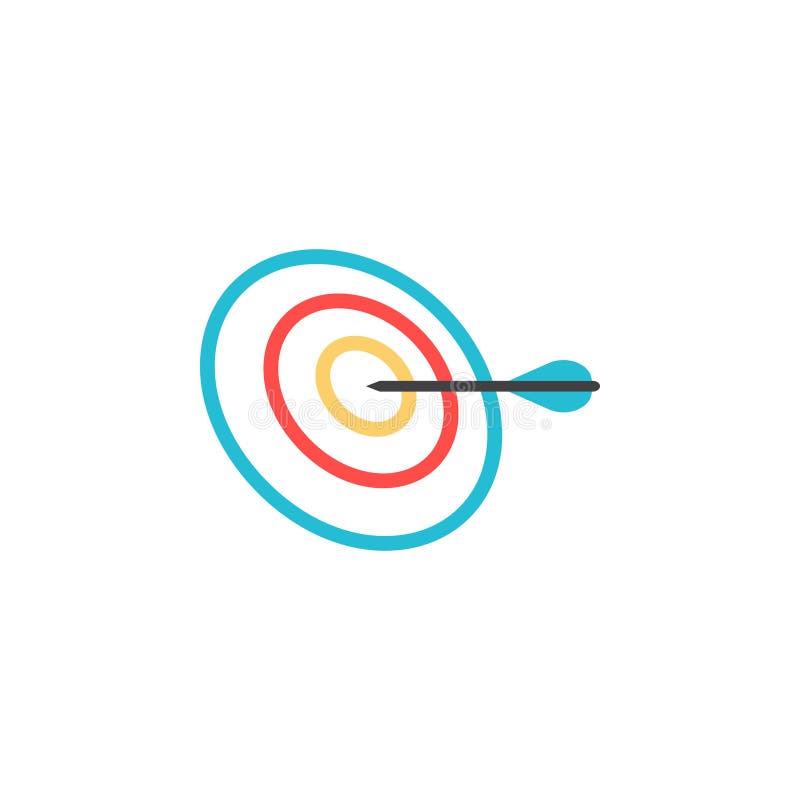 Target Graphic Design Template Vector Isolated Stock Vector ...