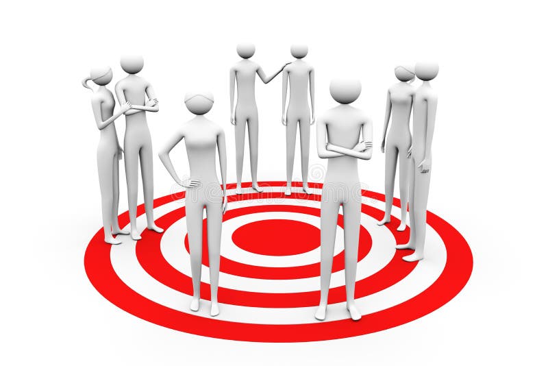 Aims and Objectives Concept Icon Depicts Strategy or Plan - 3d ...