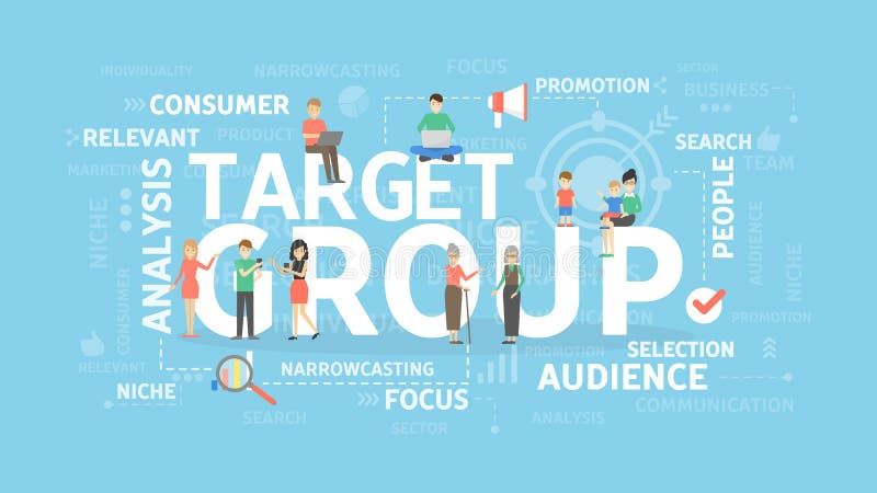 Target Group Concept . Audience Identifying and Segmentation Stock ...