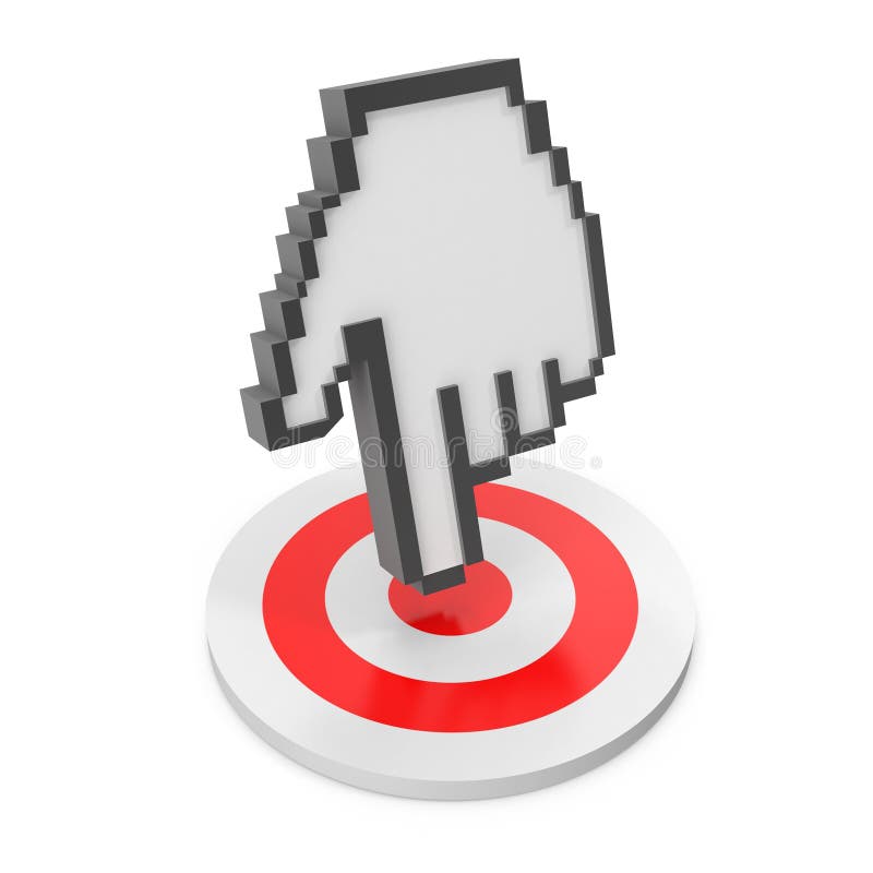 Target Cursor Icon Vector in Trendy Flat Style Isolated on White ... Target Cursor Icon Vector in Trendy Flat Style Isolated on White ...