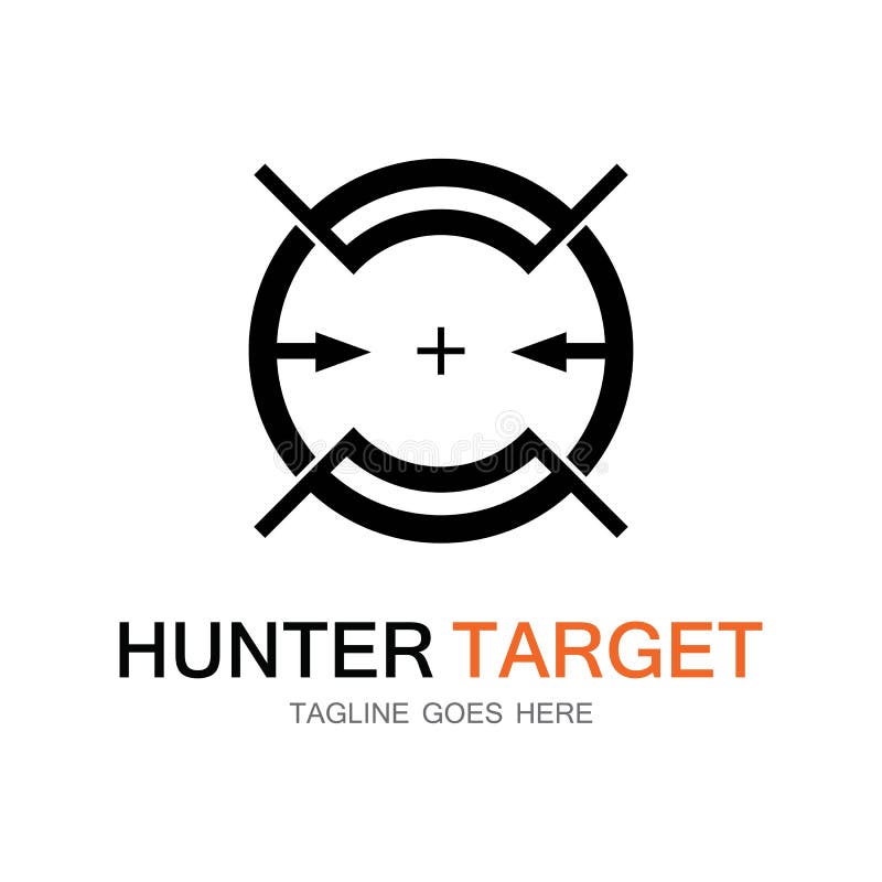 Target Hunter Vector Illustration Template Design Stock Illustration ...