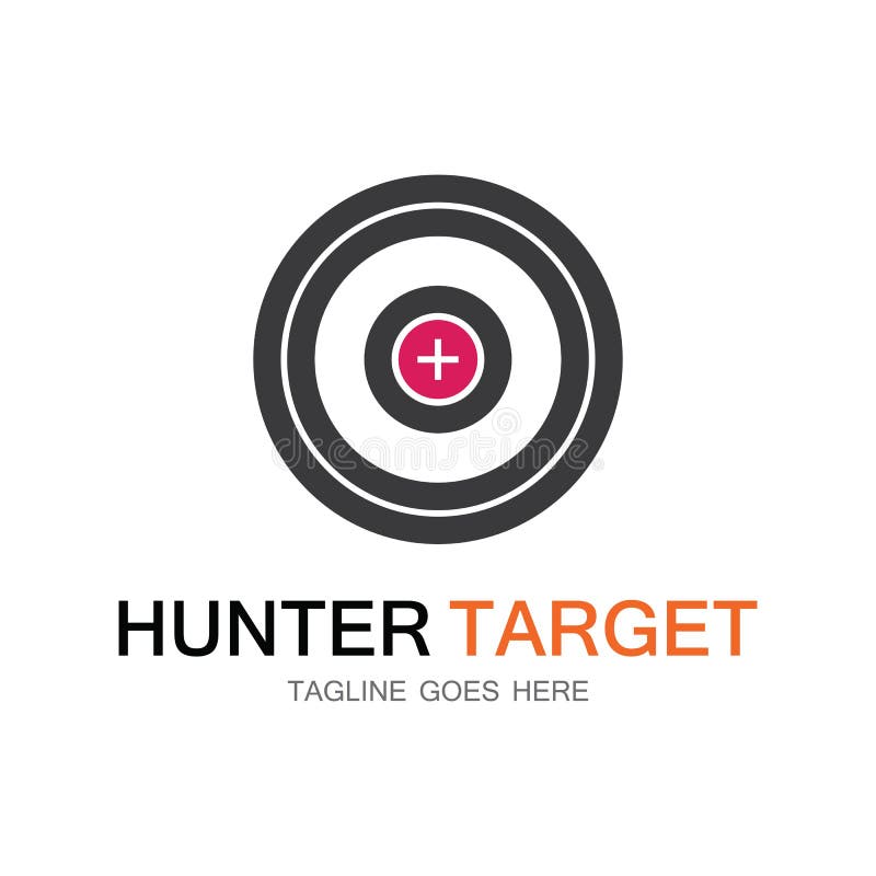 Target Hunter Vector Illustration Template Design Stock Illustration ...