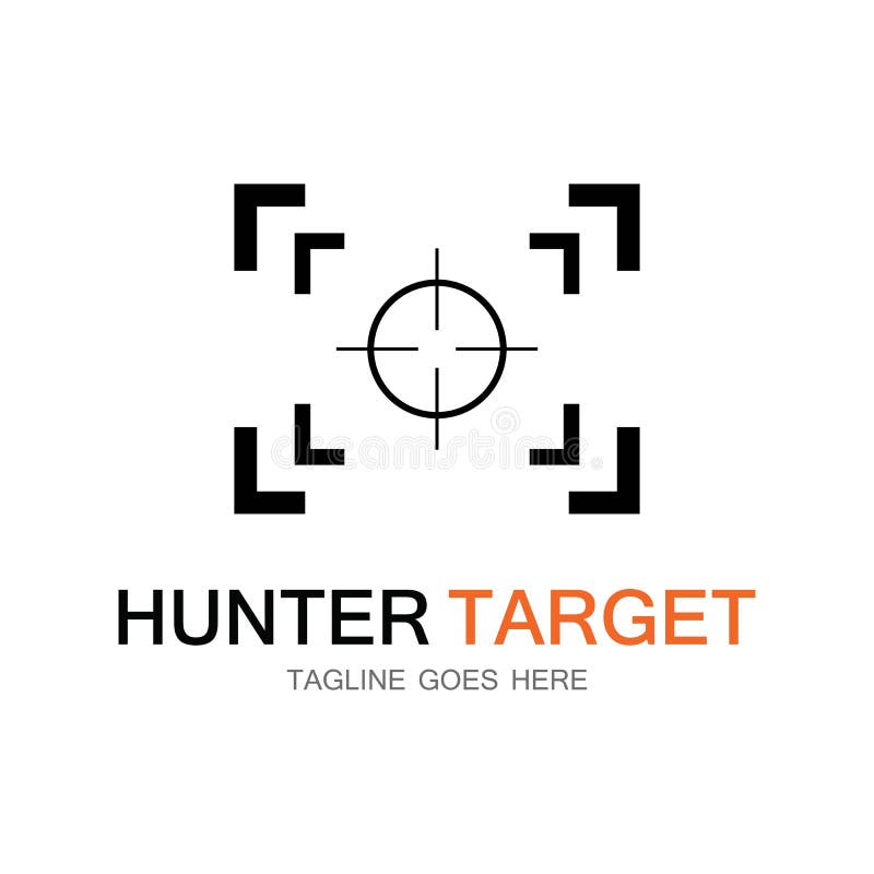 Target Hunter Vector Illustration Template Design Stock Illustration ...