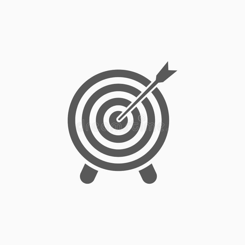 Target Icon, Game Vector, Success Illustration, Aim Stock Vector ...